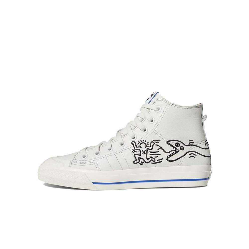 adidas Keith Haring x Nizza High RF weiss EE9297 Preisvergleich