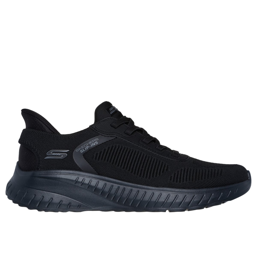 SKECHERS BOBS Squad Chaos Solid Step schwarz 118312-BBK