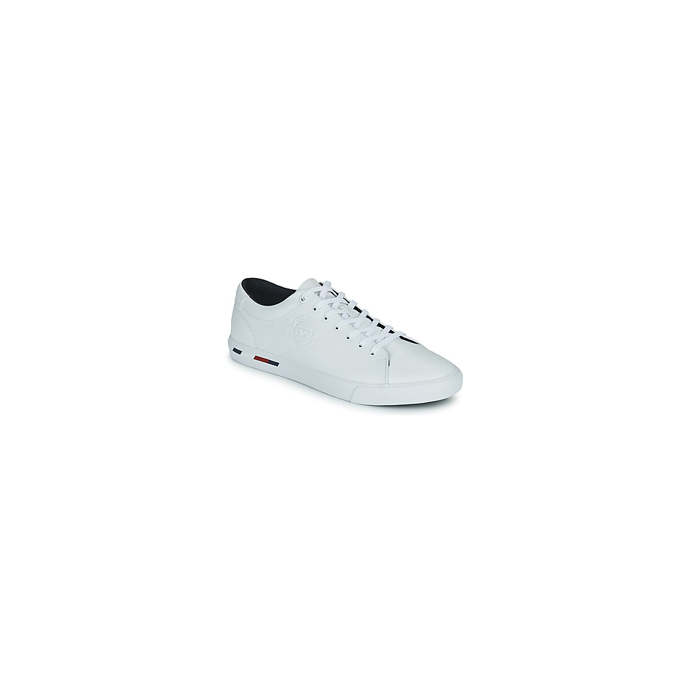 Tommy Hilfiger Corporate Logo Leather Vulc weiss FM0FM04076-YBR