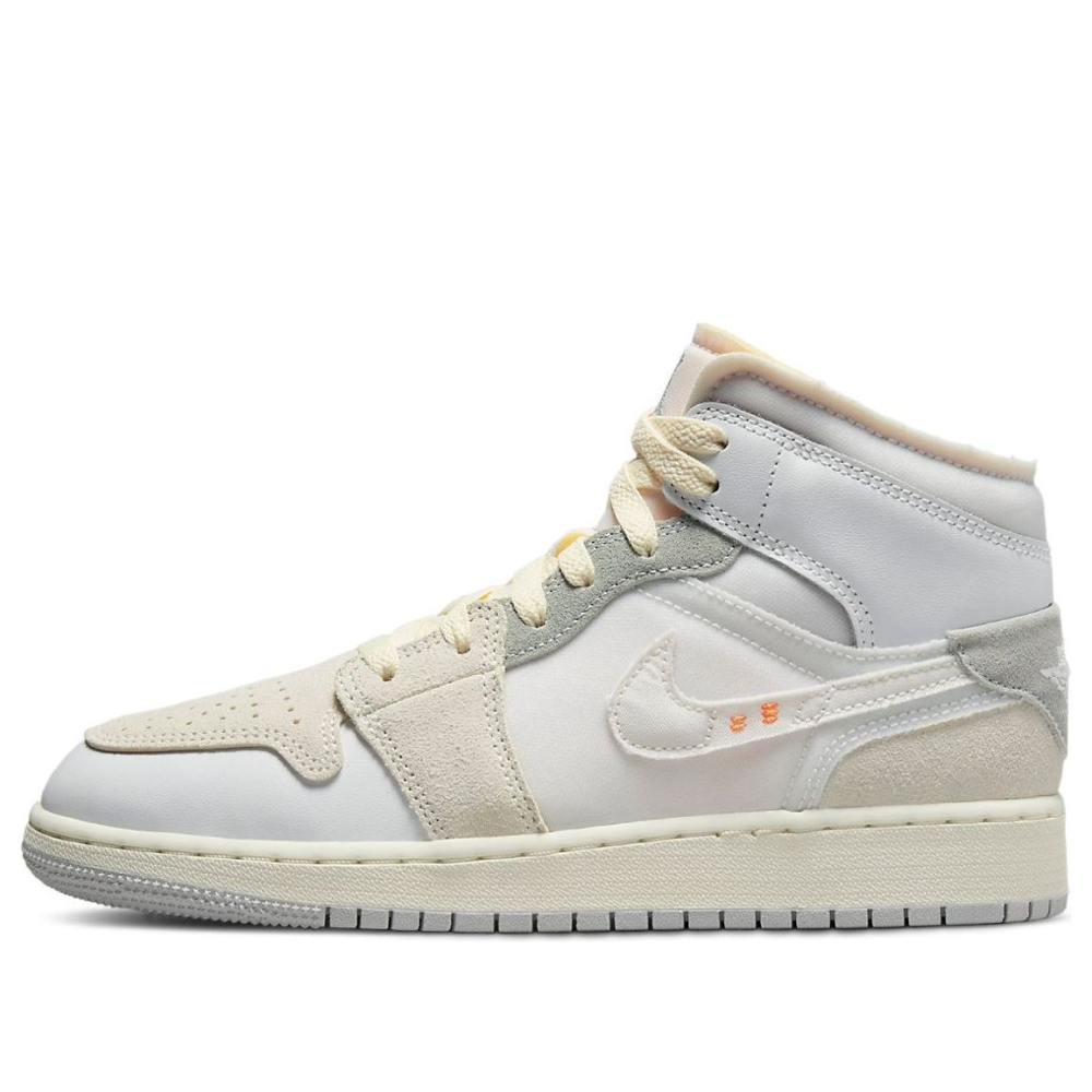 Jordan 1 Mid SE Craft Inside Out Grey GS weiss DQ3726-100