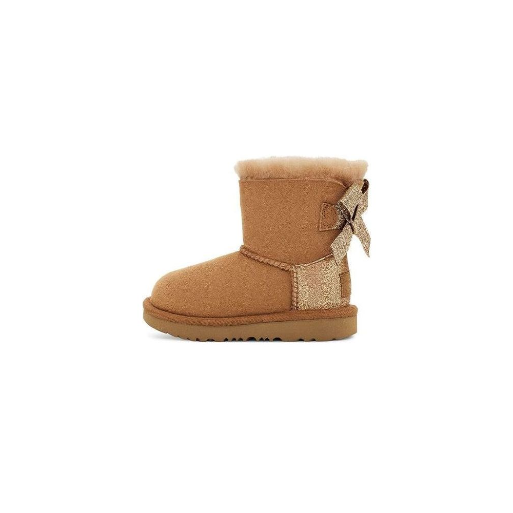 UGG Mini Bailey Bow Glitz Beige braun 1123617T-CHE