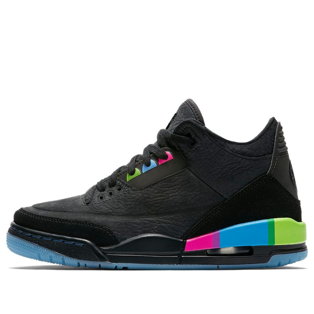 Jordan 3 Retro SE Q54 Quai 54 Air GS schwarz AT9194-001